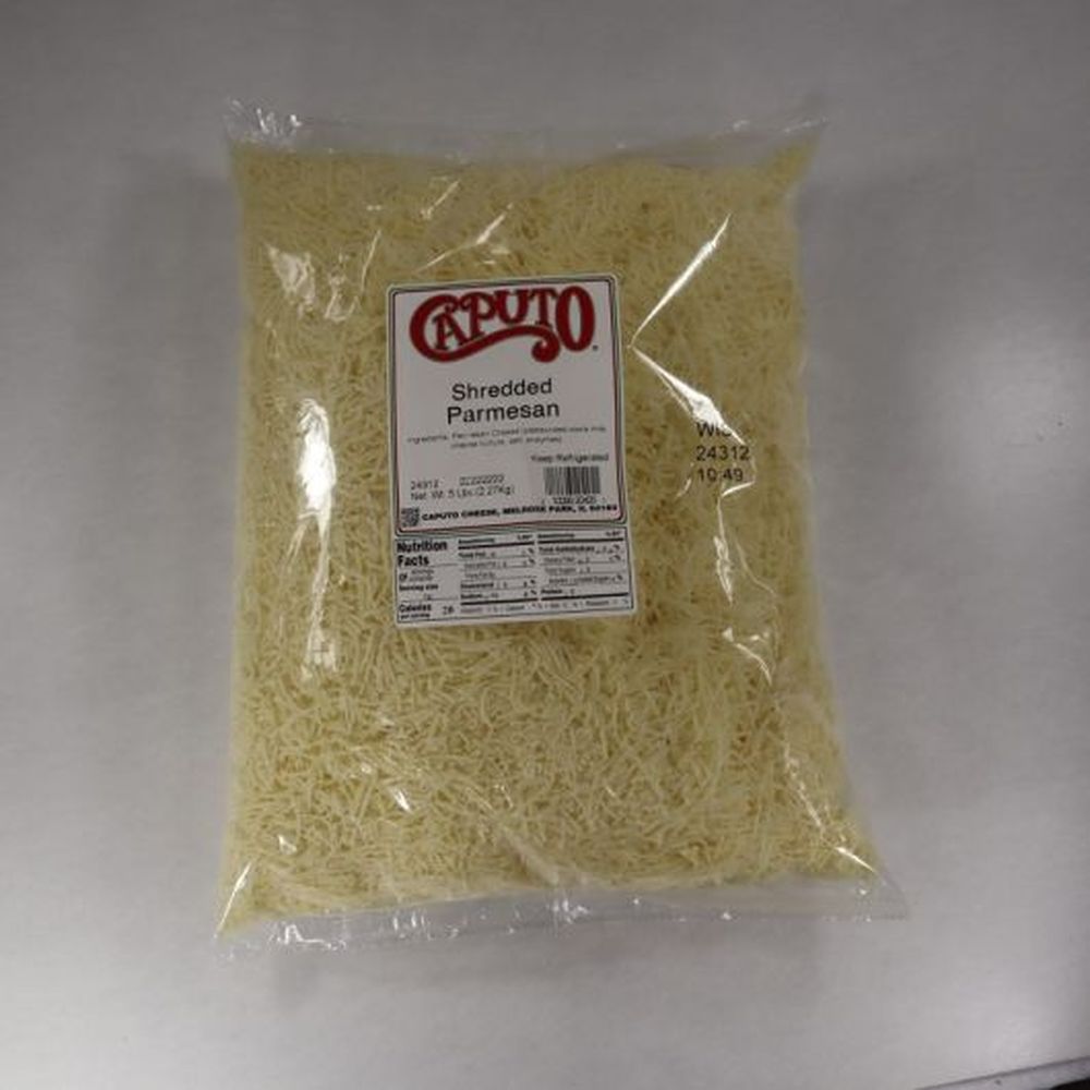Caputo Parmesan Shredded Cheese, 5 Pound -- 4 per case