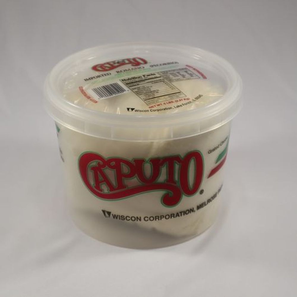 Caputo Imported Pecorino Romano Cheese, 5 Pound Cup -- 4 per case
