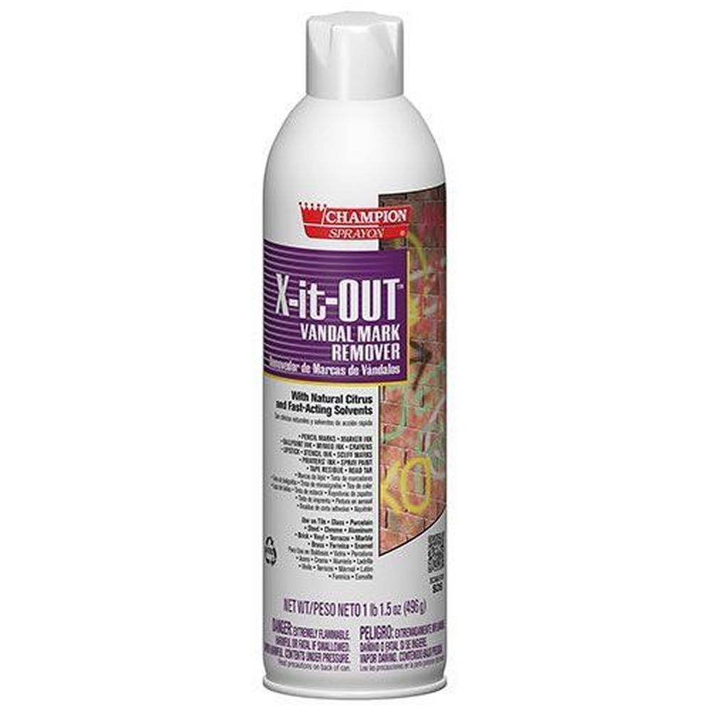 x-IT OUT Vandal Mark Remover, 17.5 Ounce Aerosol -- 12 per case.