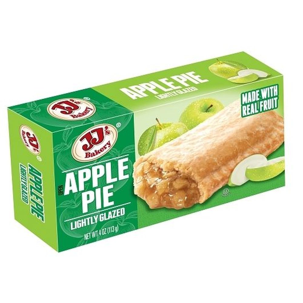 JJs Bakery Lightly Glazed Apple Pie, 4 Ounce -- 12 per case