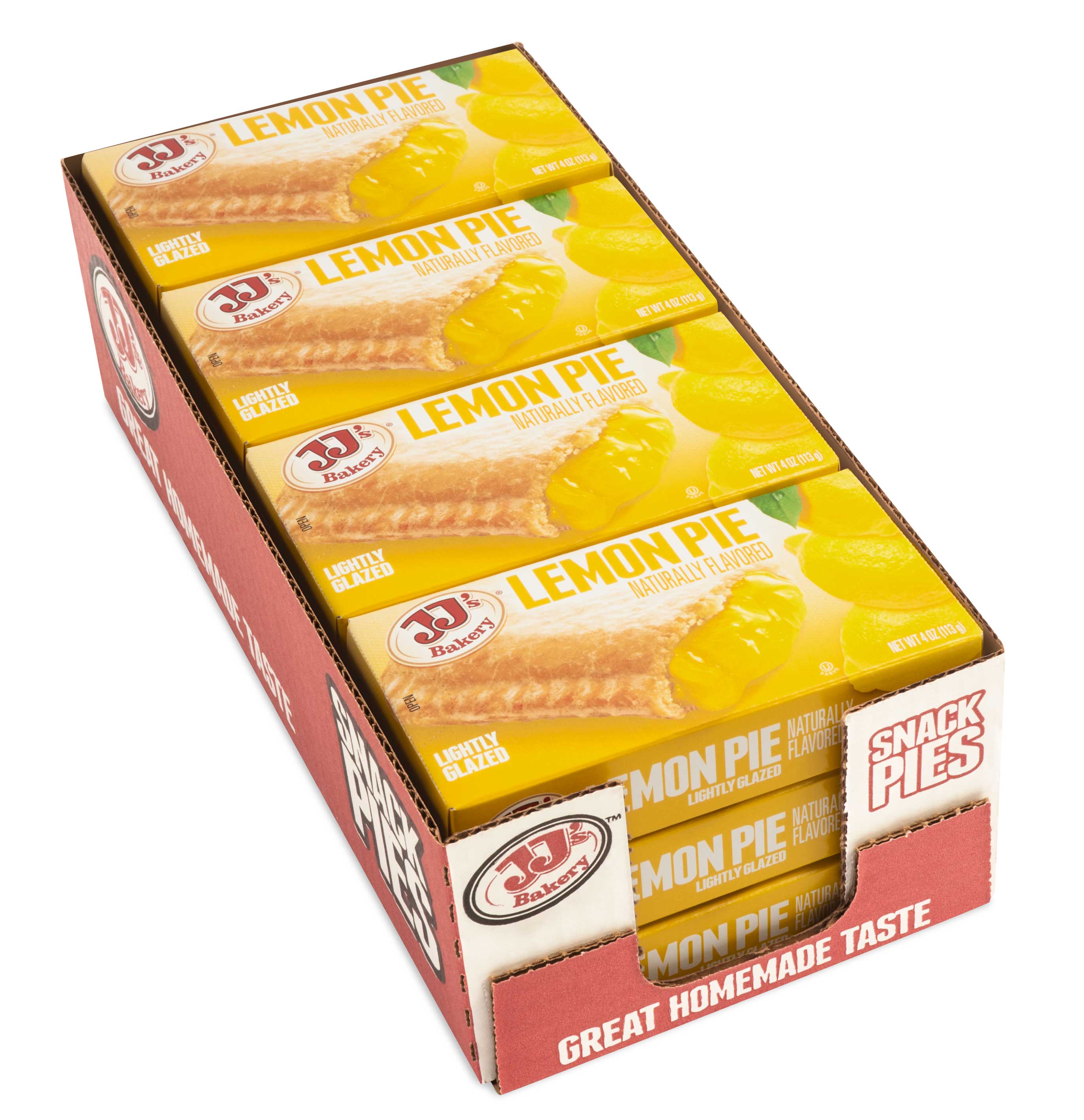 JJ's Bakery Lightly Glazed Lemon Pie Case | FoodServiceDirect