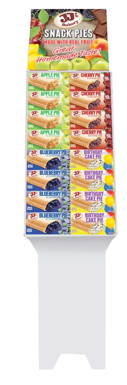 JJ Bakery Apple Cherry Blueberry Birthday Cake Pie Case | FoodServiceDirect