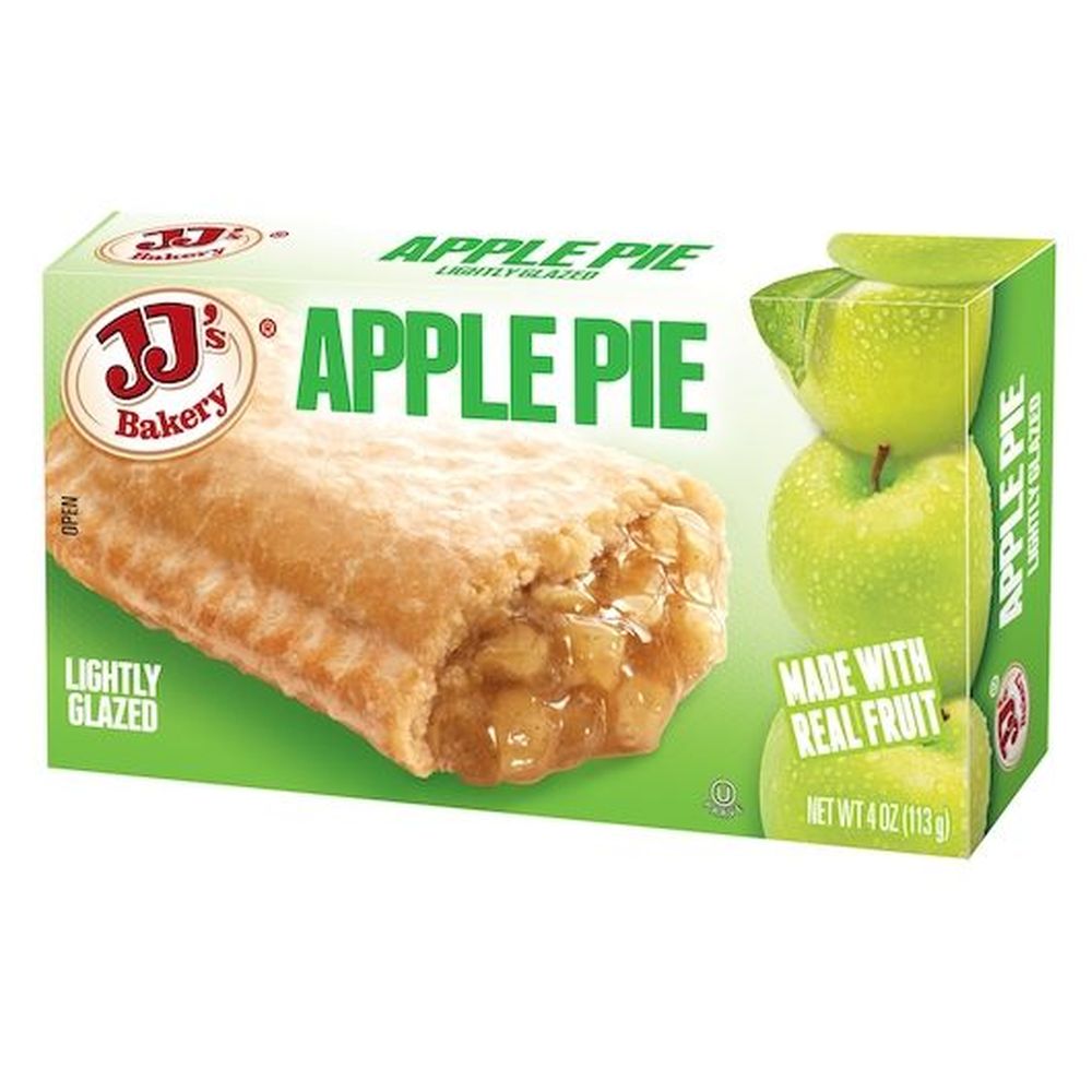 JJs Bakery Lightly Glazed Apple and Cherry Pie - Display, 96 count