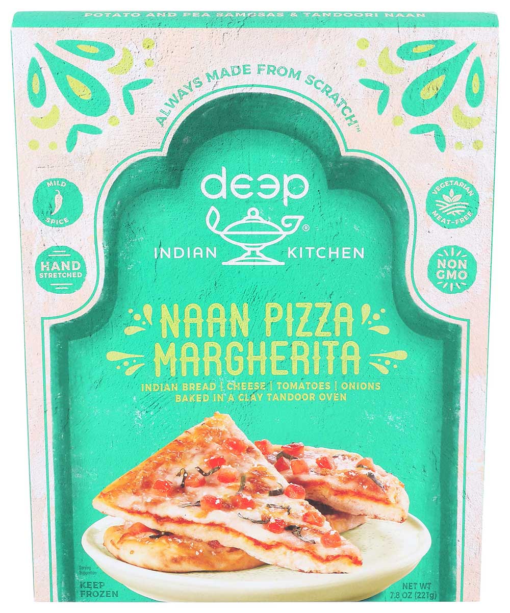 Deep Indian Kitchen Margherita Naan Pizza, 7.8 Ounce -- 12 per case
