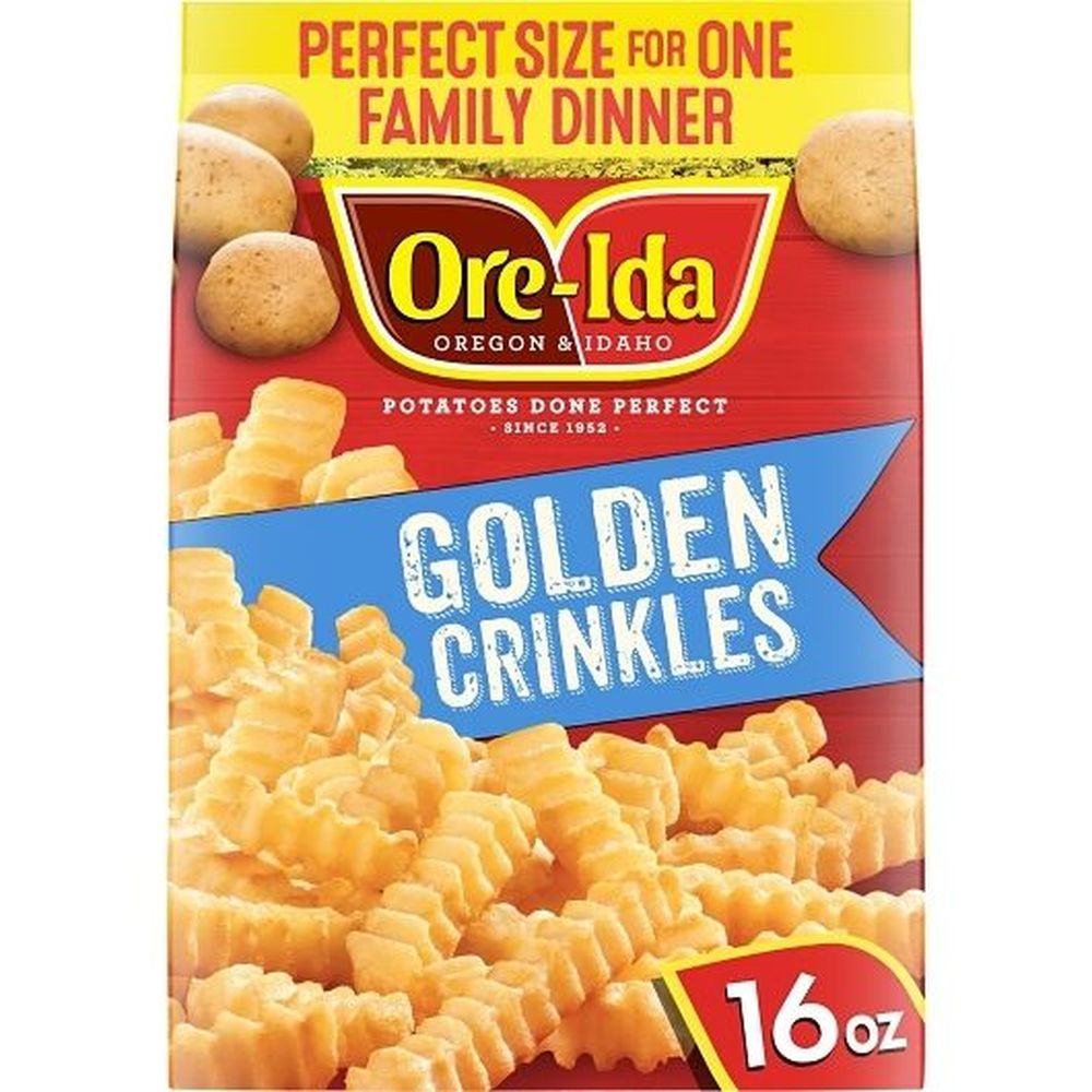 Ore-Ida Golden Crinkles French Fries, 1 Pound -- 8 per case