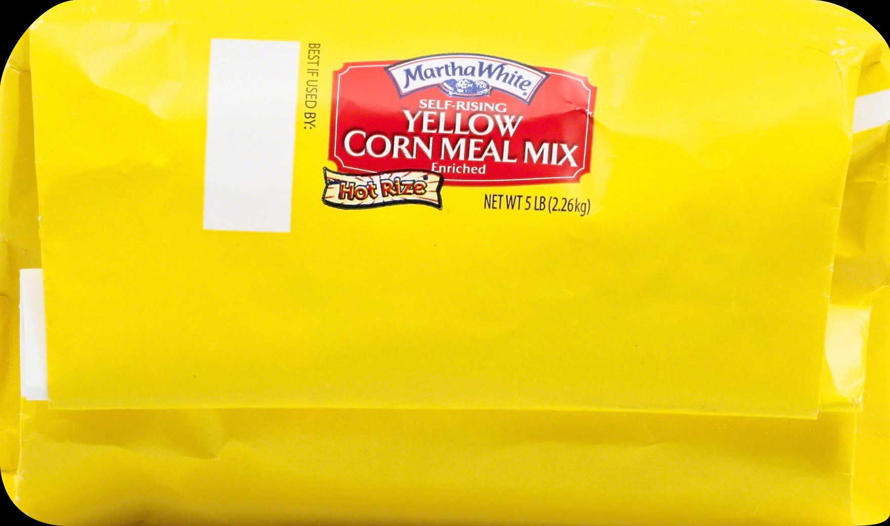 Martha White Self Rising Yellow Corn Meal Mix, 5 Pound -- 8 per case.