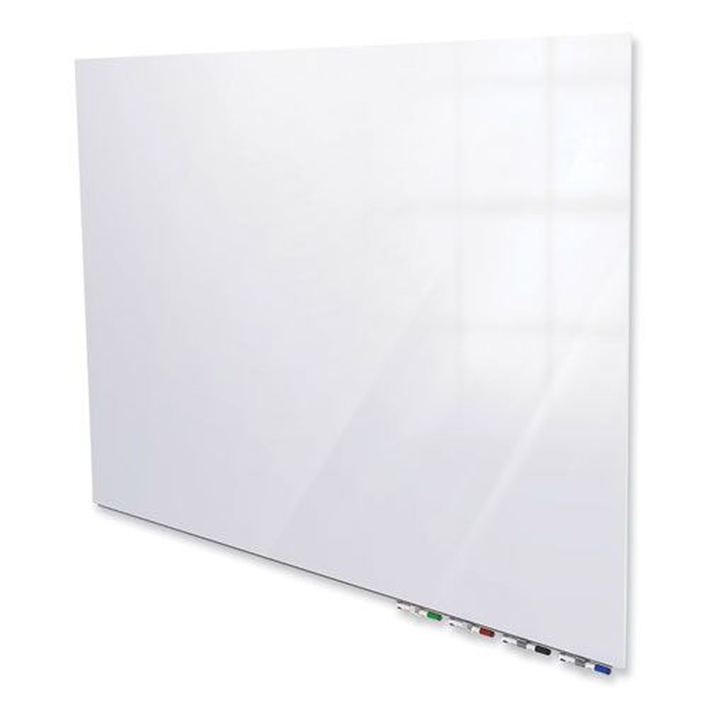 Ghent Aria Low Profile Magnetic Horizontal Glass Whiteboard, 72 x 48 inch
