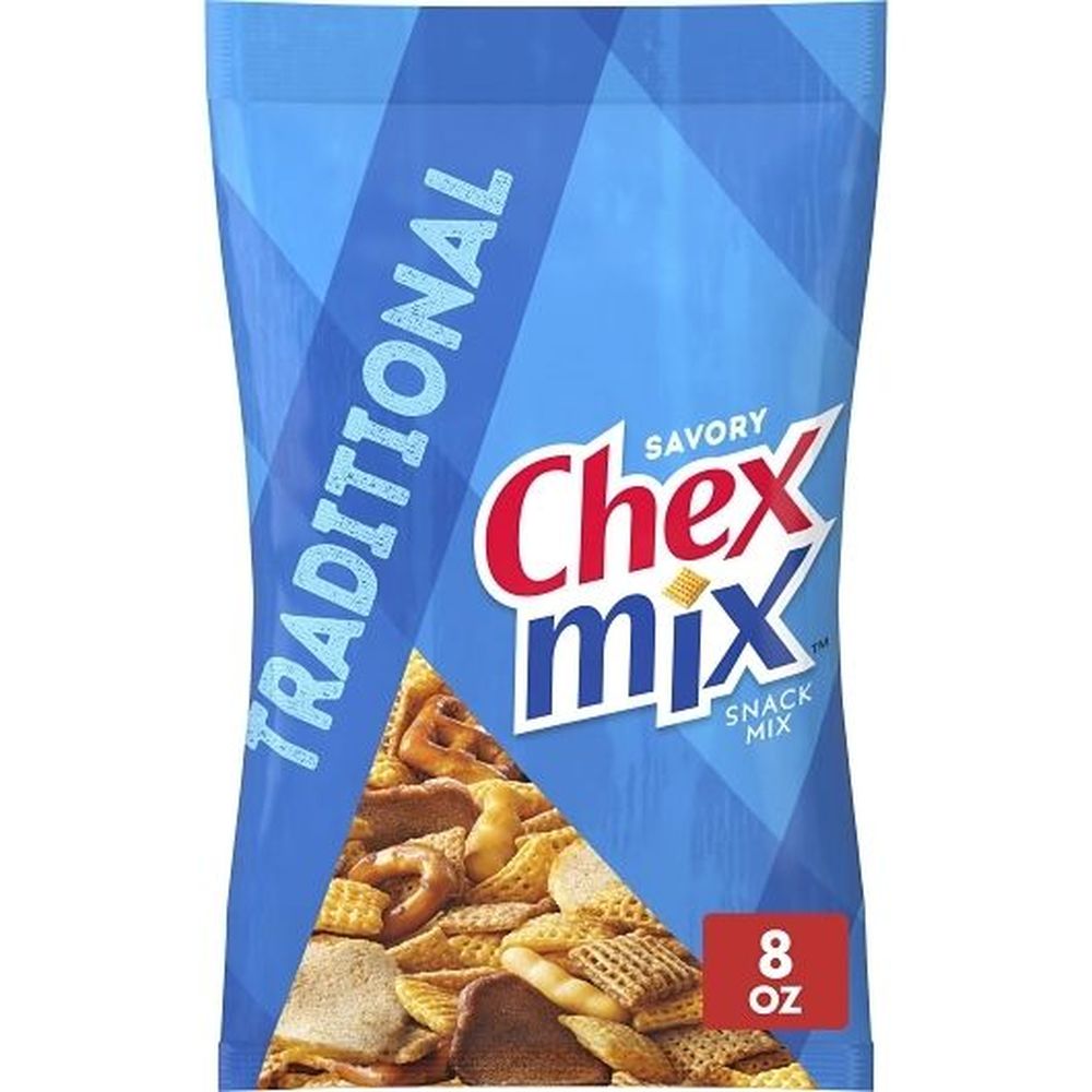Chex Mix Savory Traditional Snack Mix, 8 Ounce - 6 per case