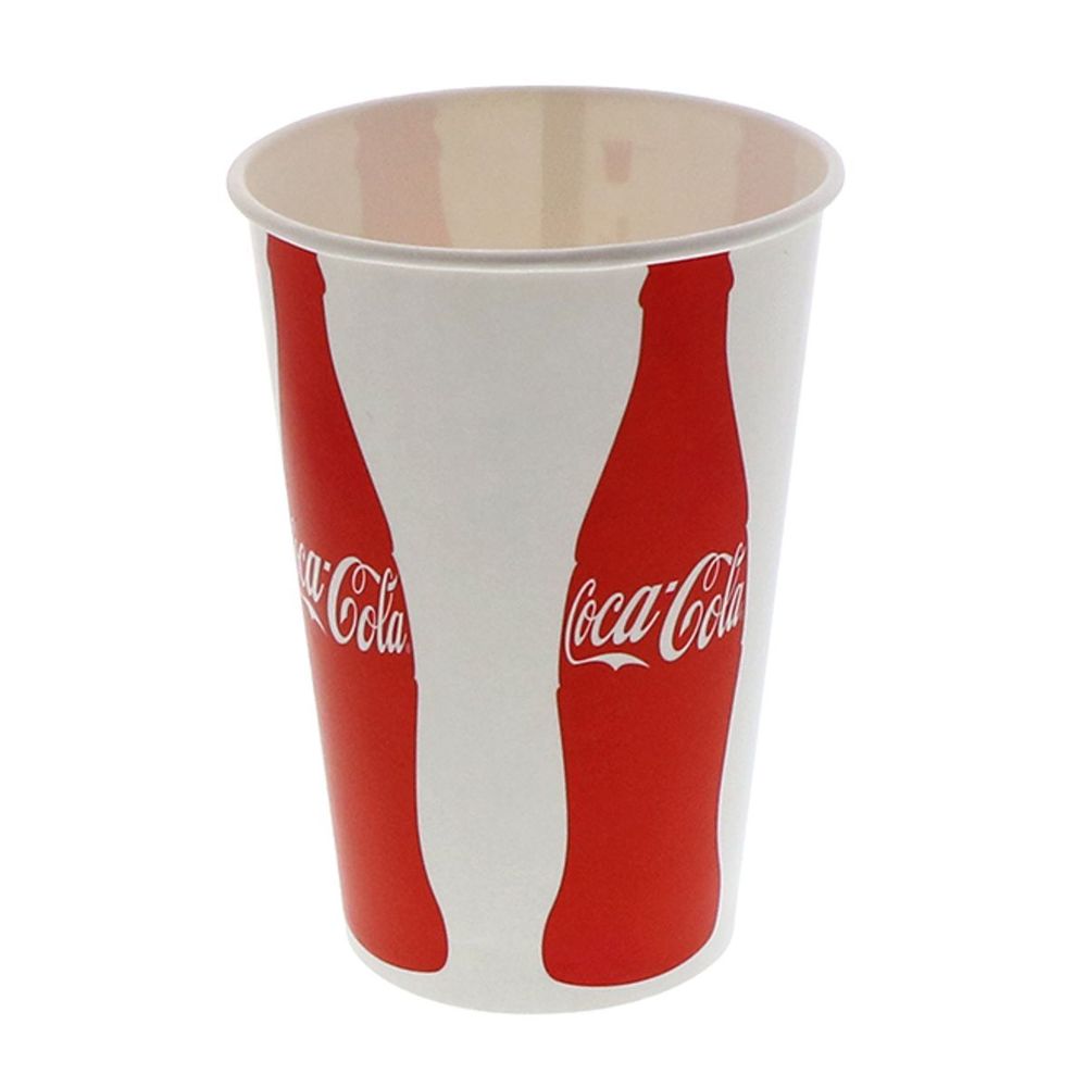 Pactiv Coke Iconic Paper Cold Cup, 16 Ounce Capacity -- 1200 per case