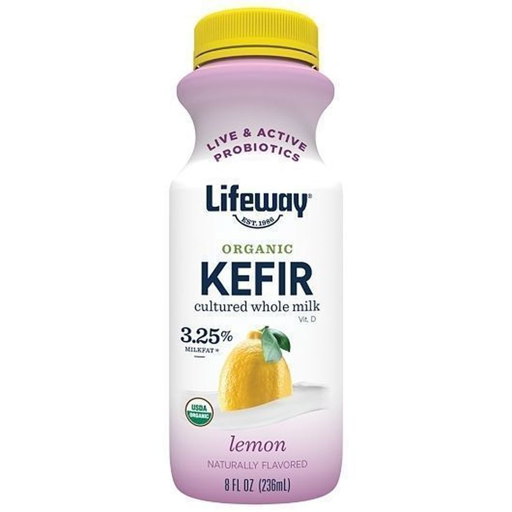 Lifeway Organic Lemon Whole Milk Kefir | FoodServiceDirect