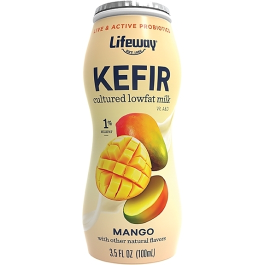 Lifeway Low Fat Mango Kefir, 3.5 Fluid Ounce -- 24 per case