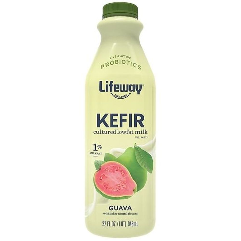 Lifeway Lowfat Guava Kefir, 32 Fluid Ounce - 6 per case
