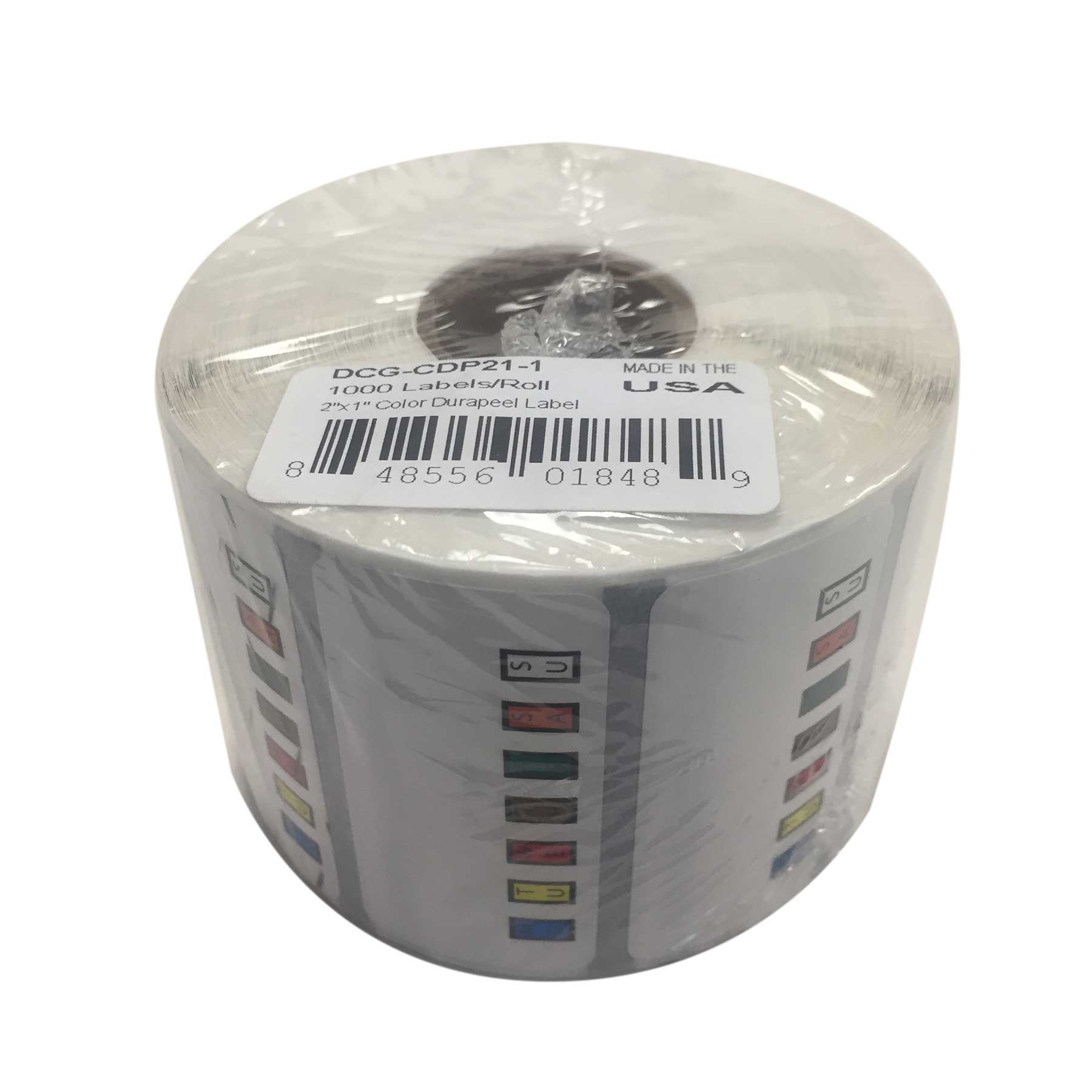 National Checking Date Code Genie Removable Color Label, 2 x 1 inch ...