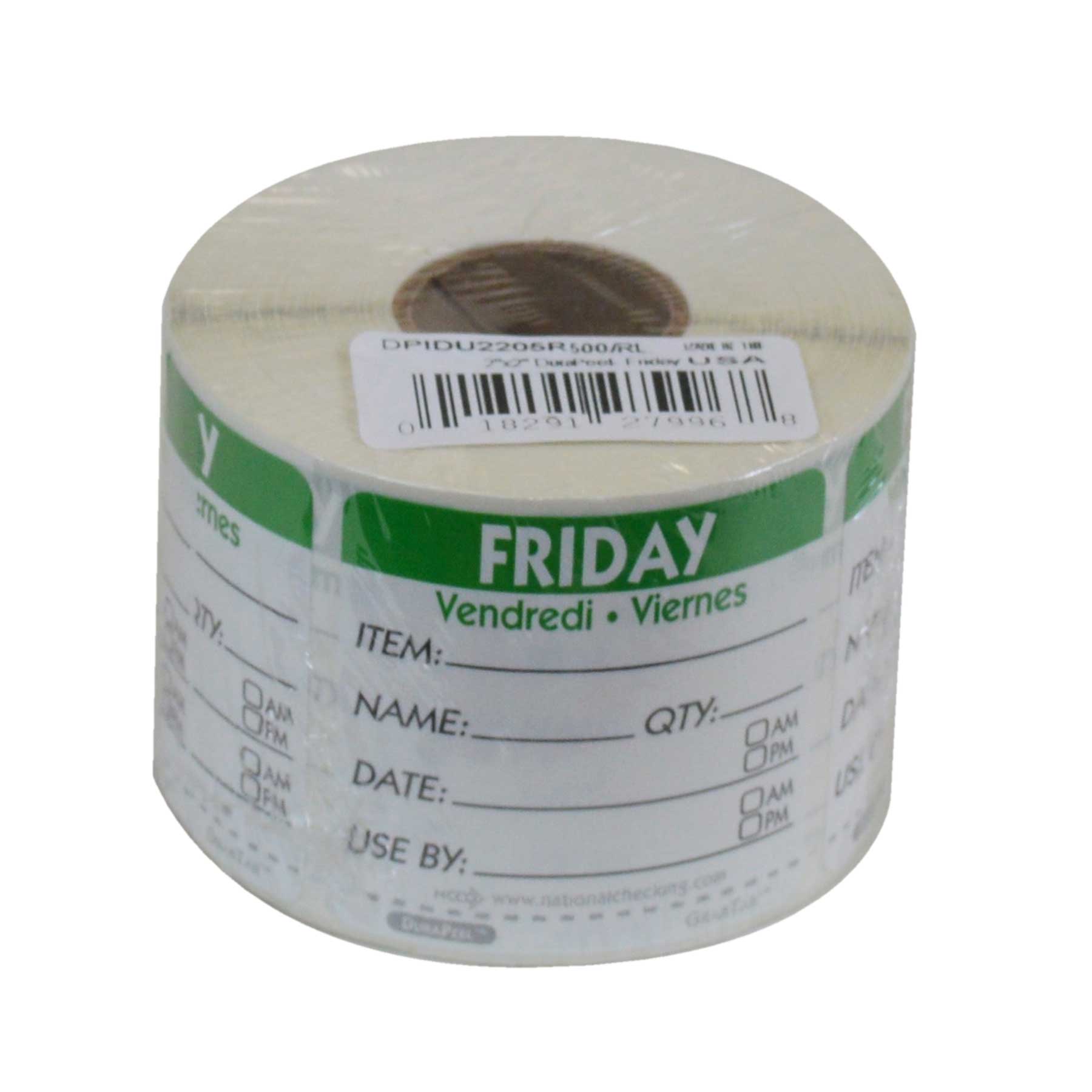 National Checking DateIt Item Date Use By Friday Removable Food Safety ...