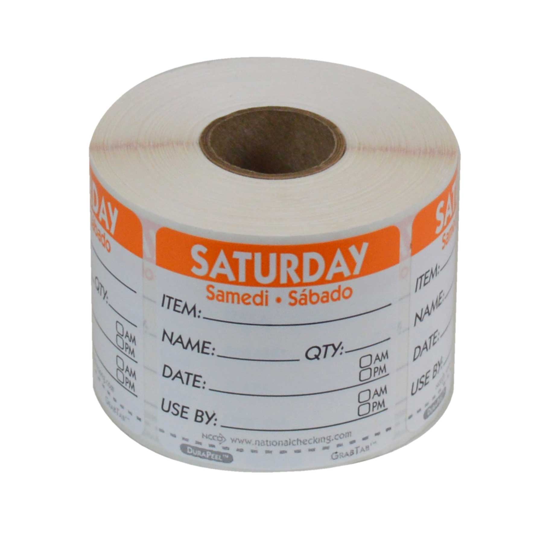 National Checking DateIt Item Date Use By Saturday Removable Food ...