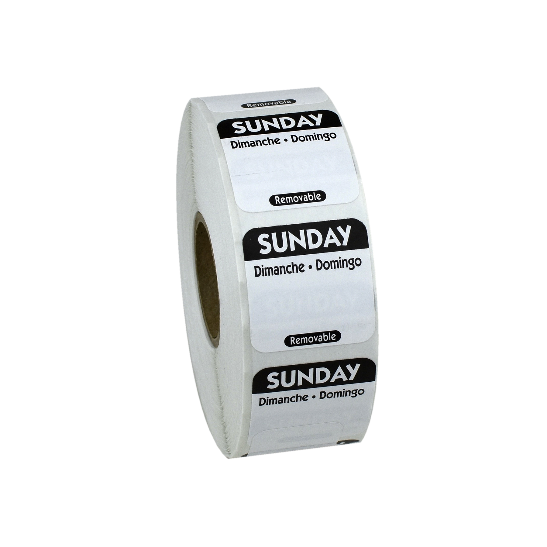 National Checking Company Dateit Black Trilingual Removable Label ...