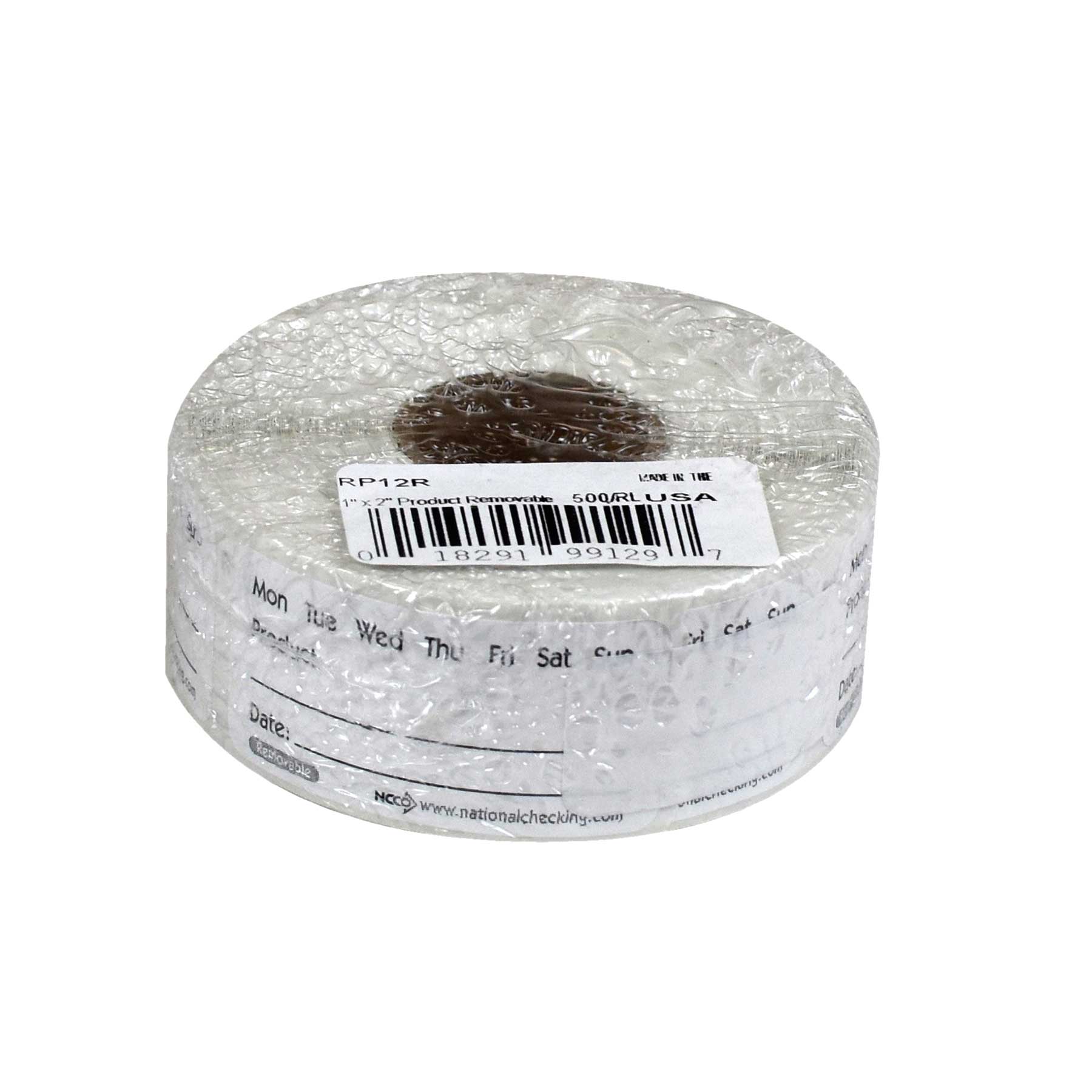National Checking Company Dateit Product Removable Label, 1 x 2 inch ...