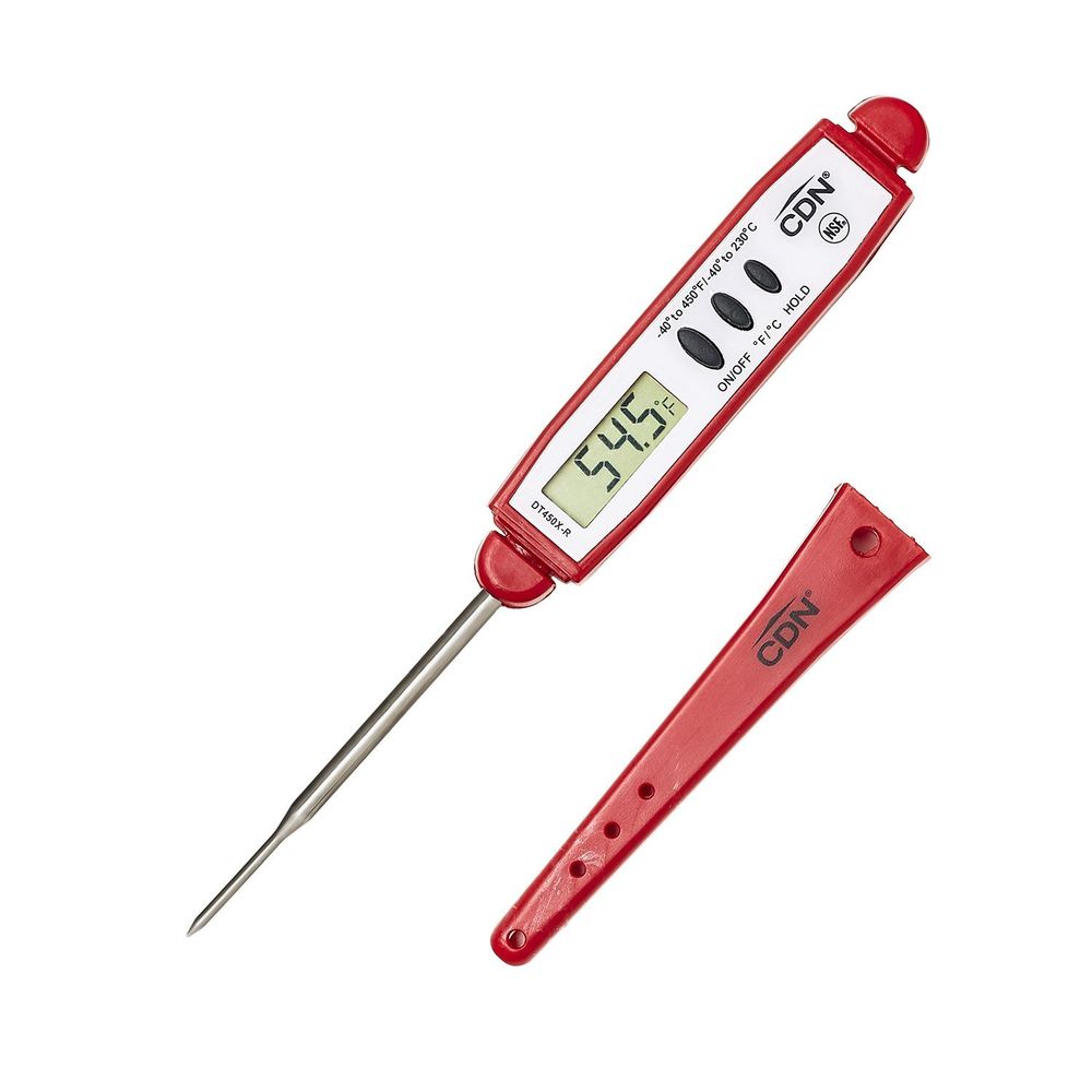 CDN Digital Pocket Thermometer - Red | FoodServiceDirect.com - Widest ...