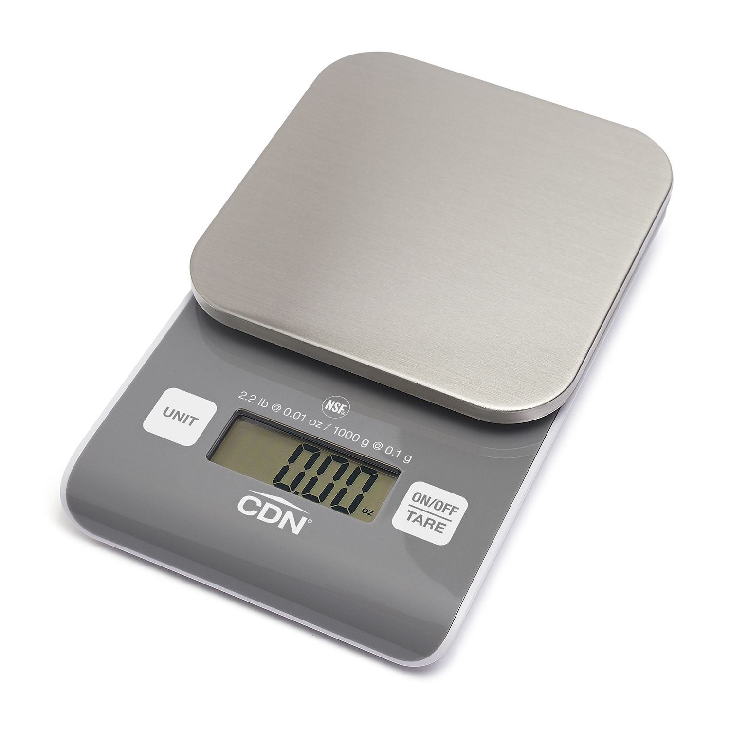 CDN Gray Digital High Precision Scale, 2 Pound Capacity