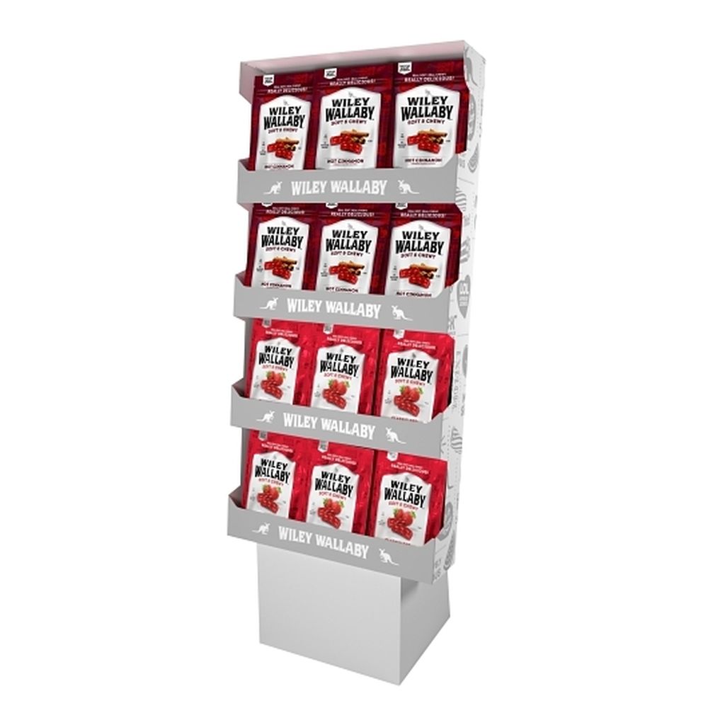 Wiley Wallaby Classic Red and Hot Cinnamon Soft and Chewy Candy ...