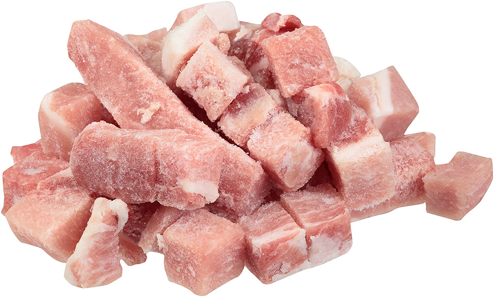 Tyson IBP Whole Muscle Diced Pork, 10 Pound.
