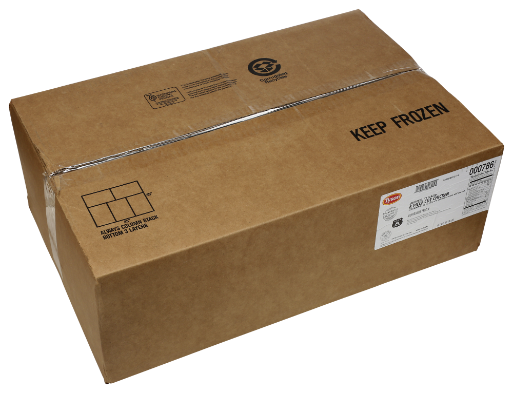 Tyson NAE Uncooked Piece Cut Chicken XXL Case | FoodServiceDirect