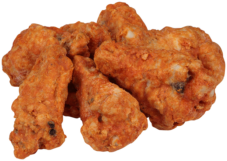 Tyson Glazed Unbreaded Jumbo Chicken Wing, 10 Pound.