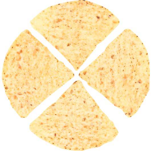 Mexican Original Triangle Cut Pre Fried White Tortilla Chips, 2 Pound ...