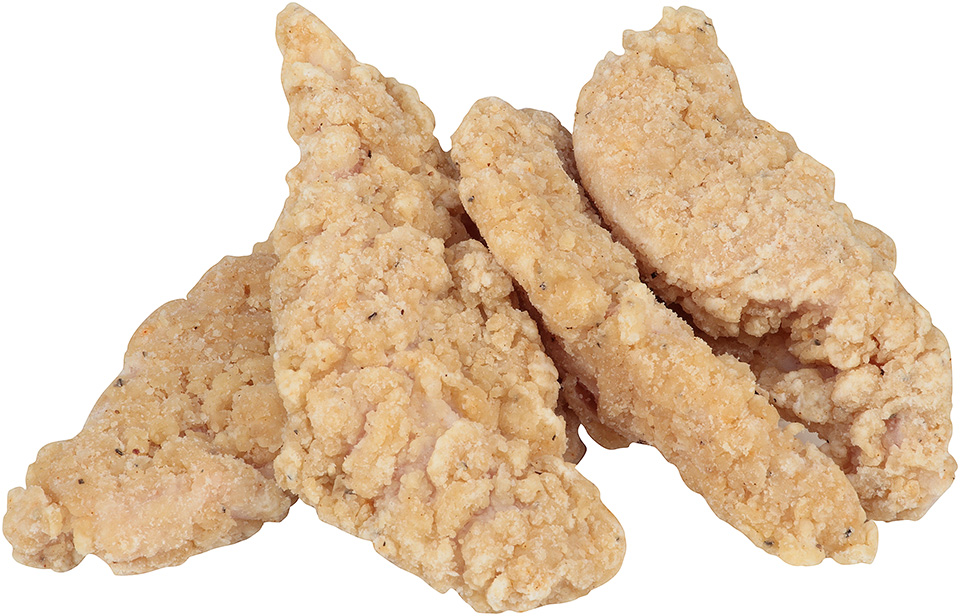 Tyson Homestyle Fritter Chicken Breast Tenderloin, 5 Pound -- 2 per case.