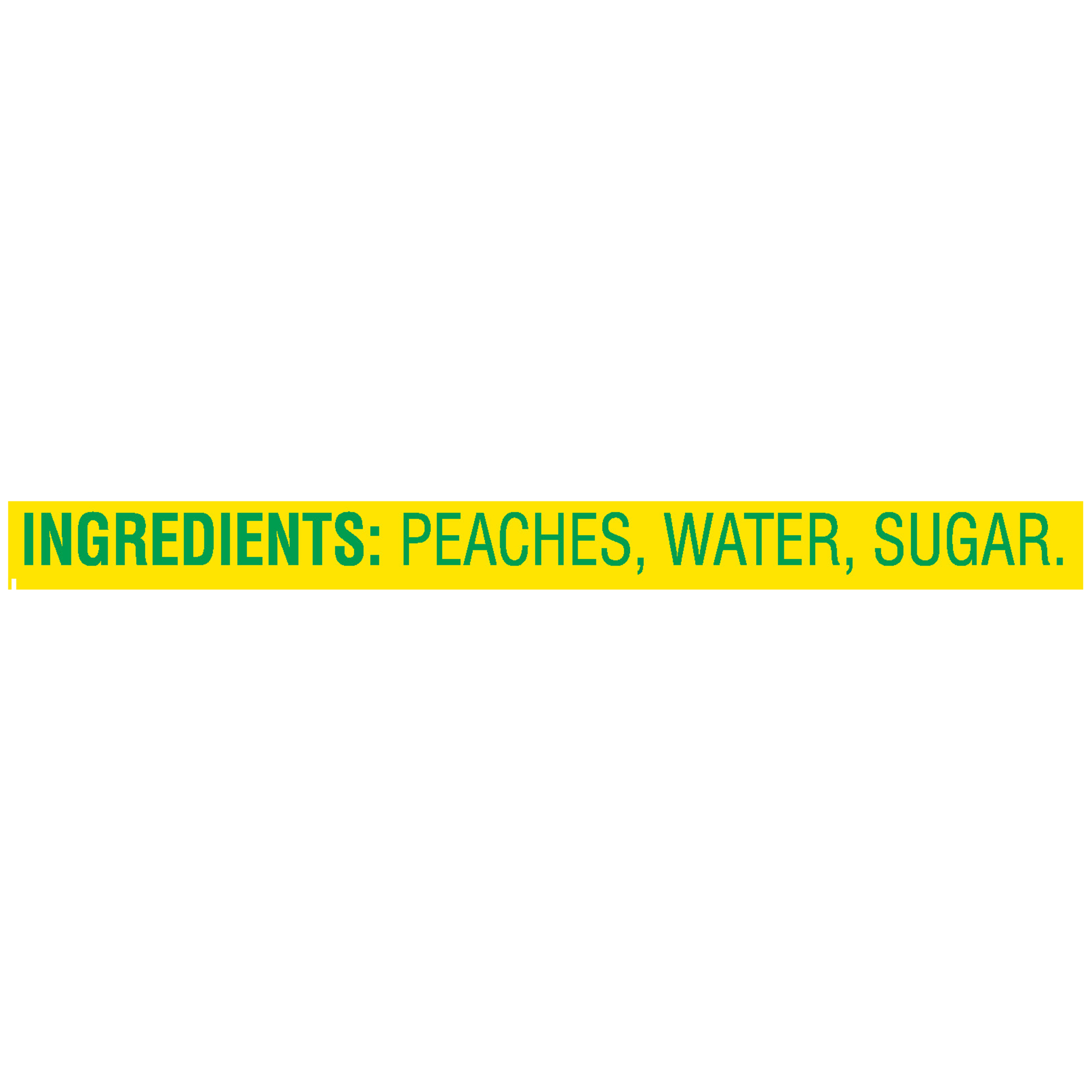 Del Monte Sliced Yellow Cling Peaches-Lite Case | FoodServiceDirect