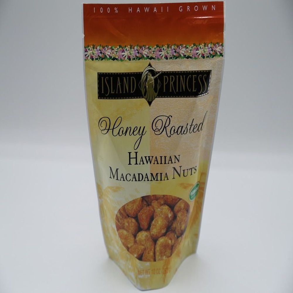 Island Princess Honey Roasted Macadamia Nuts - Stand Up Resealable Bag ...