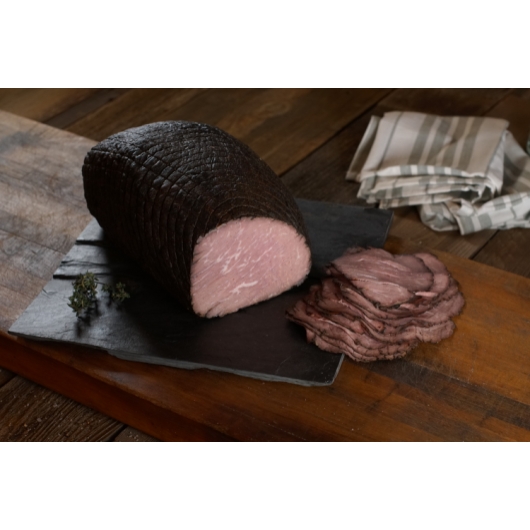 Double L Ranch Open Oven Roasted Split Top Round Roast Beef, 21 Pound