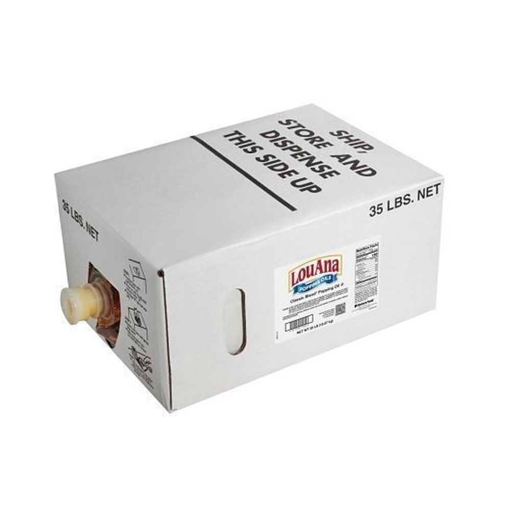 Lou Ana Classic Blend Popping Oil - Bag-In-Box Pack, 35 Pound