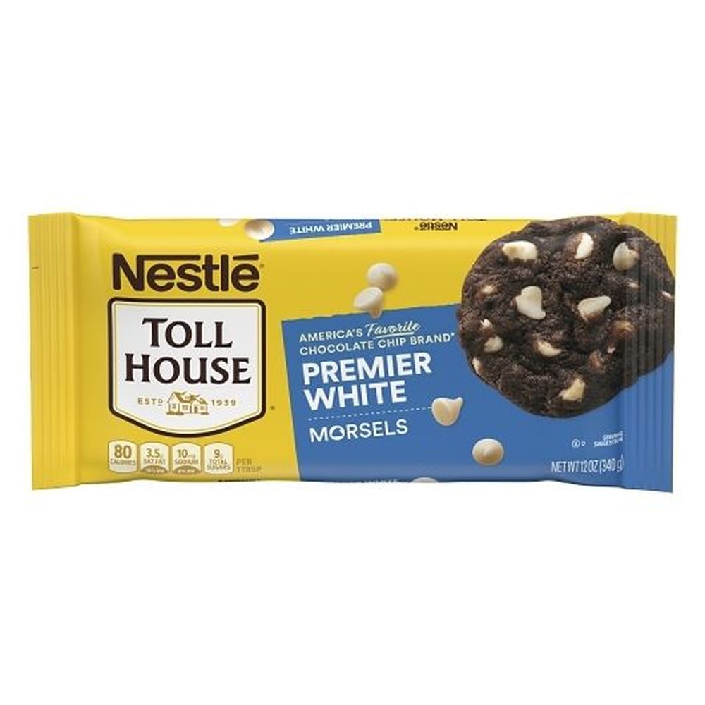 Nestle Toll House White Morsels, 12 Ounce -- 12 per case