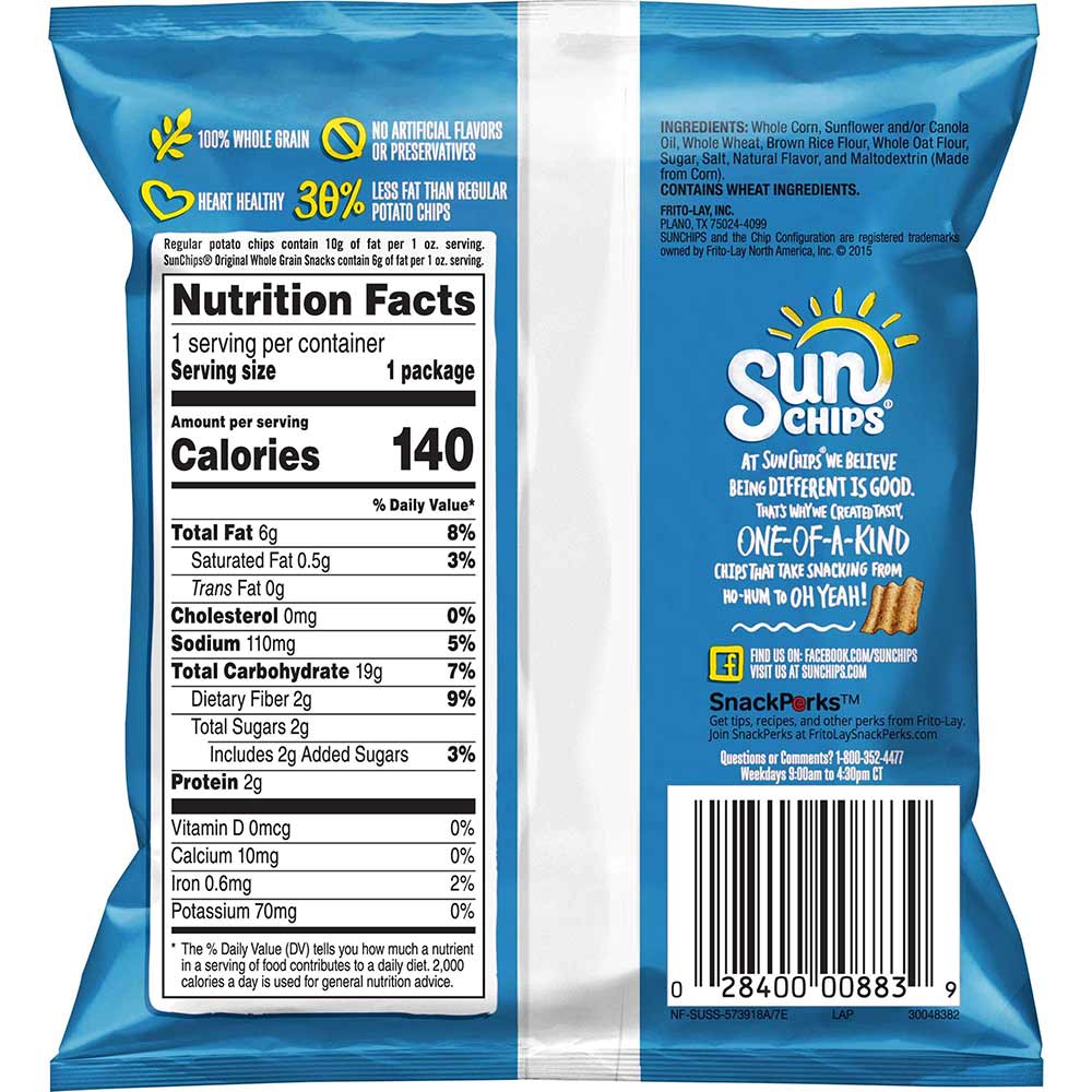 sun chips ingredients