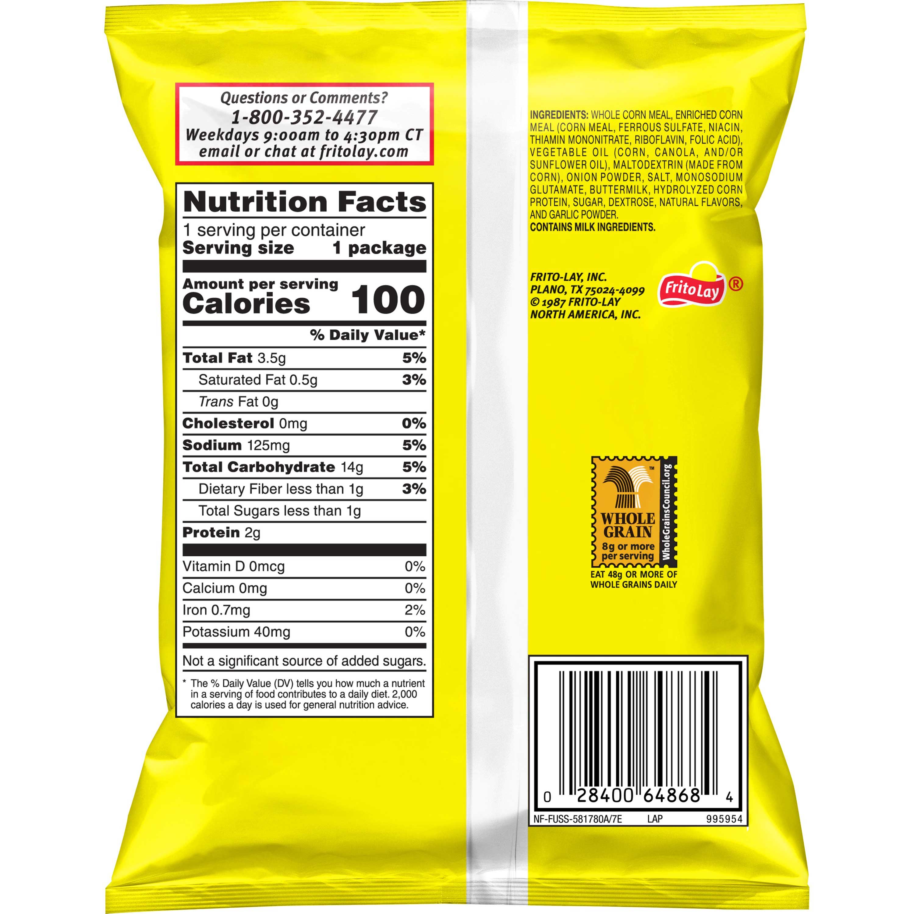 Funyuns Baked Onion Flavored Snack, 0.75 Ounce Plastic Bag -- 104 per case.