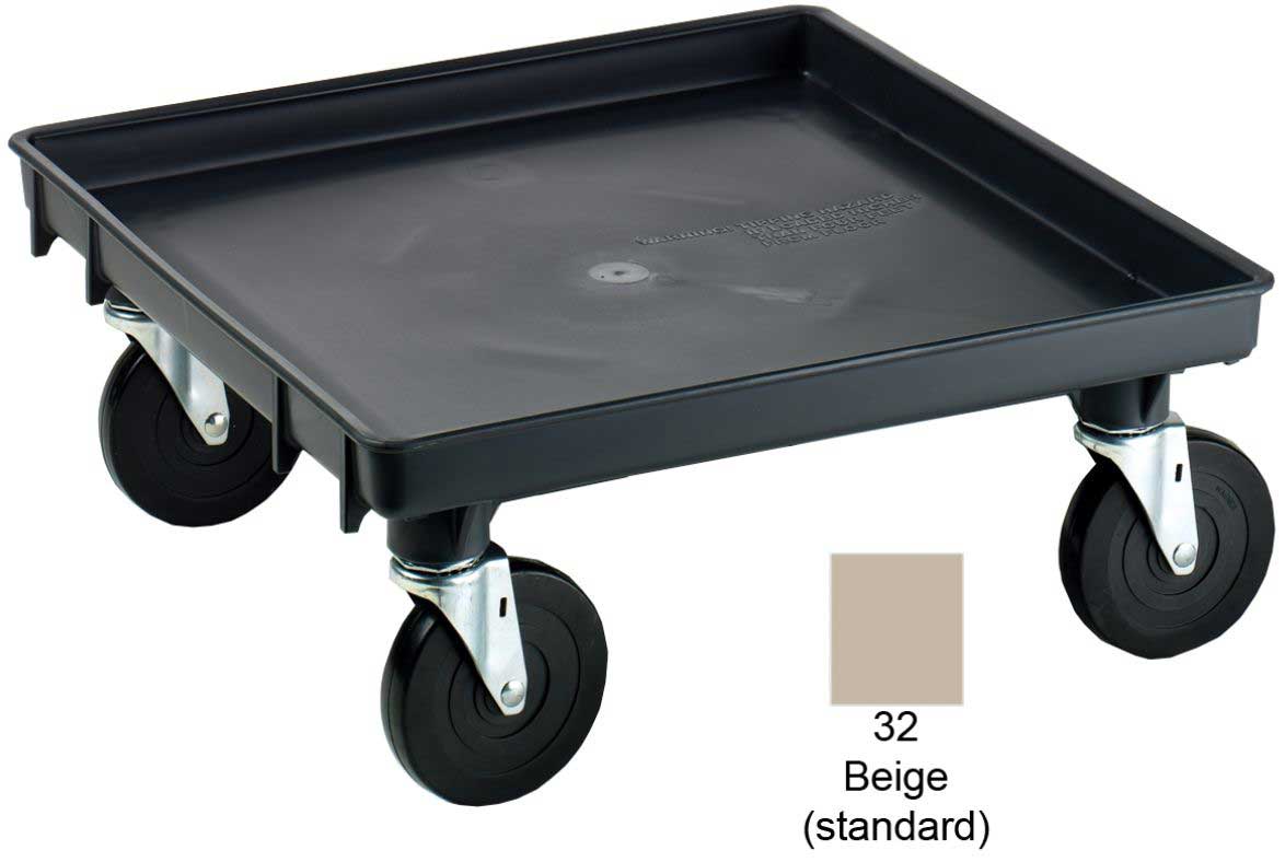 Vollrath Traex Black Lock Caster Dolly for Rack. | FoodServiceDirect ...