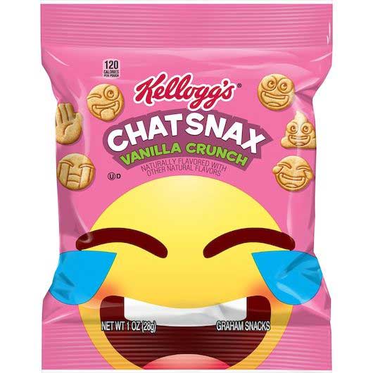 Kelloggs Chat Snax Vanilla Crunch Graham Crackers, 1 Ounce -- 210 per case