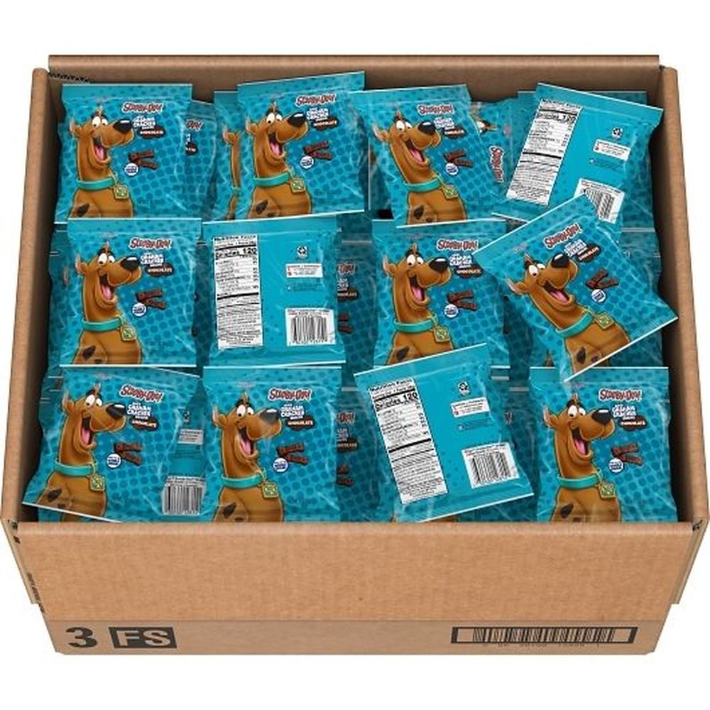 Kelloggs Scooby-Doo Chocolate Bones Baked Graham Crackers, 1 Ounce ...