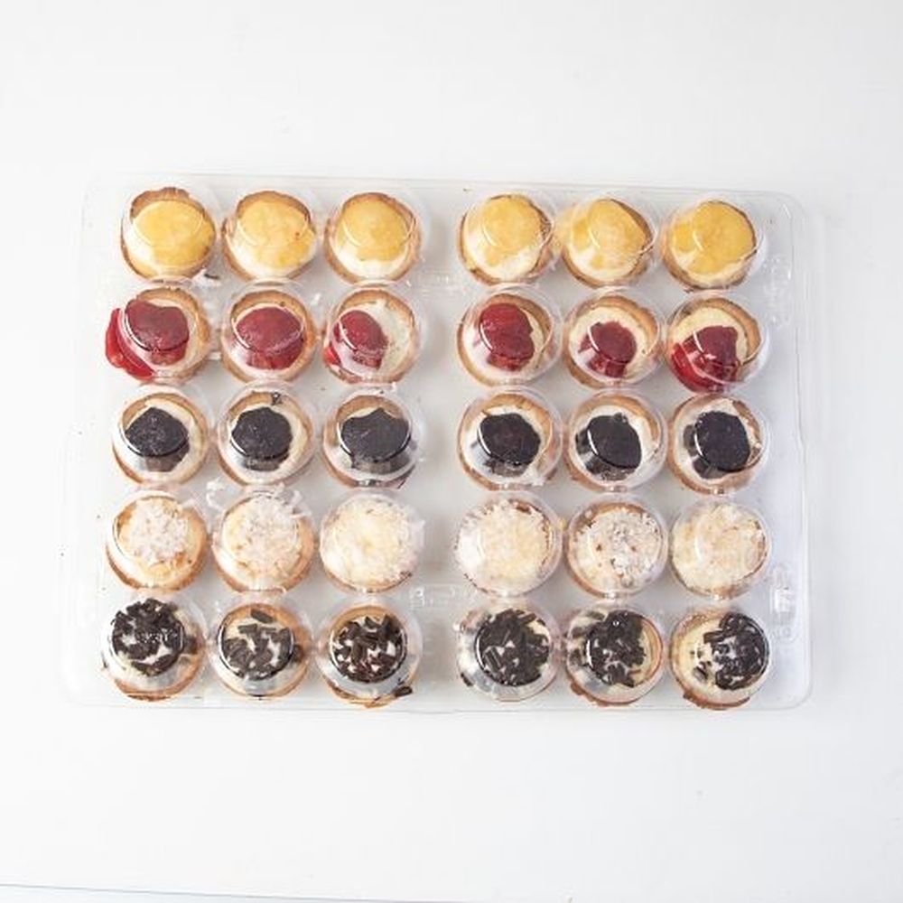 The Fillo Factory Mini Cheesecake Assortment, 30 Ounce - 10 per case