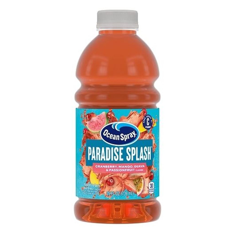 Ocean Spray Paradise Splash Juice, 25 Fluid Ounce - 12 per case