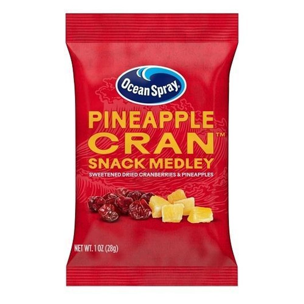 Ocean Spray Pineapple Cranberry Snack Medley, 1 Ounce -- 50 per case