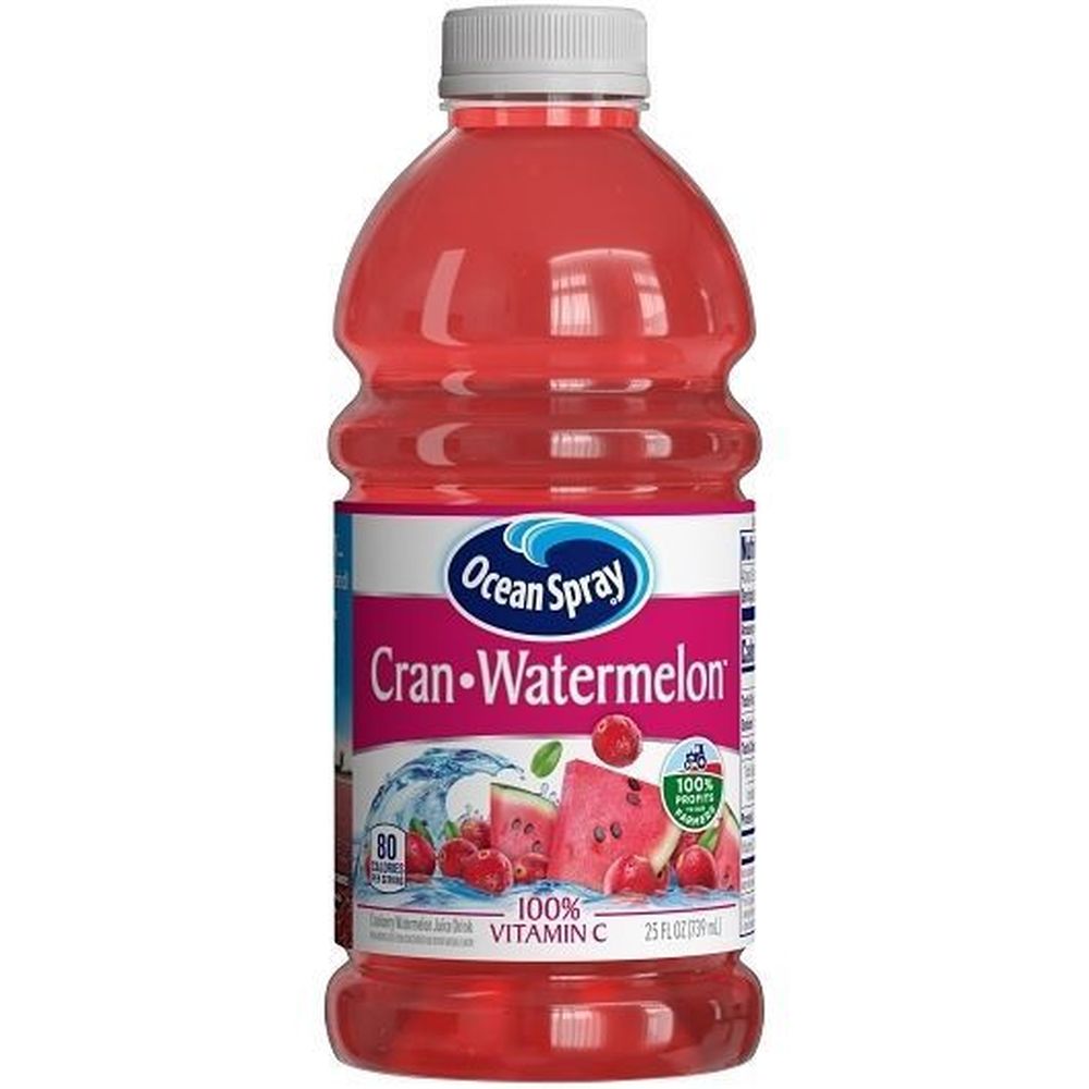 Ocean Spray Cran Watermelon Juice, 25 Fluid Ounce -- 12 per case