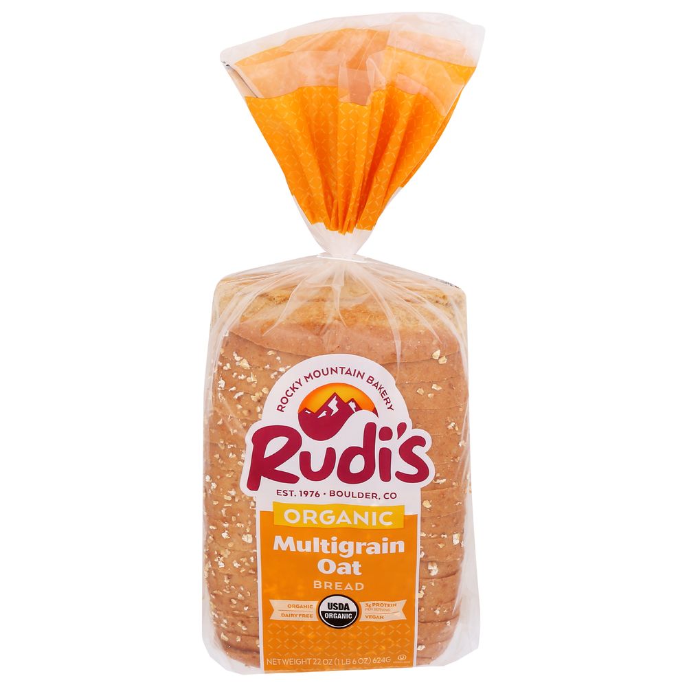 Rudi's Organic Bakery Multigrain Oat Bread Case | FoodServiceDirect