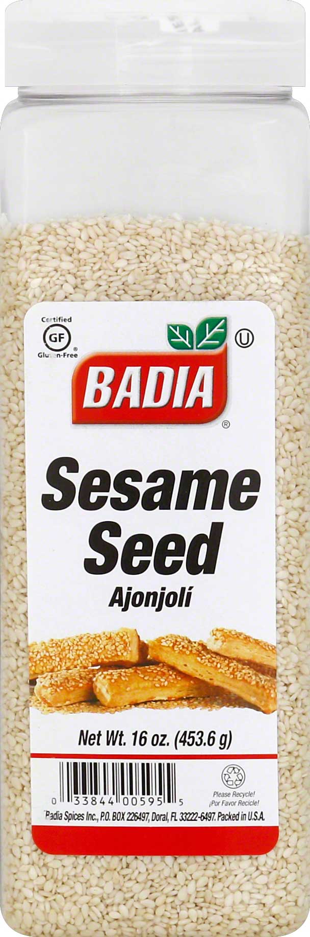 Badia Hulled Sesame Seed, 16 Ounce -- 6 per case