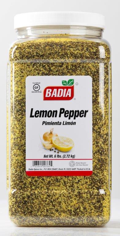 Badia Lemon Pepper, 6 Pound -- 4 per case | FoodServiceDirect.com ...