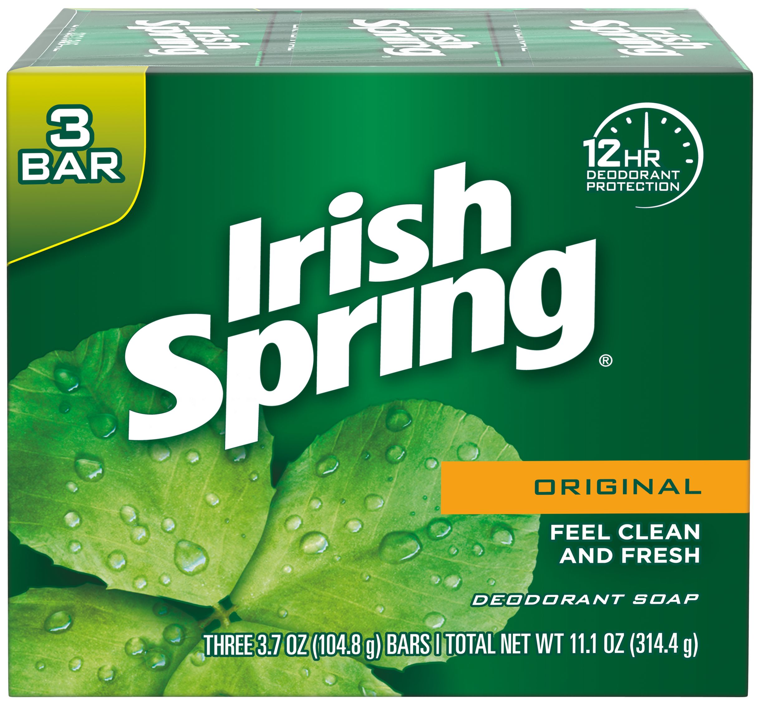 Irish Spring Original Soap Bar, 11.25 Ounce -- 8 per case