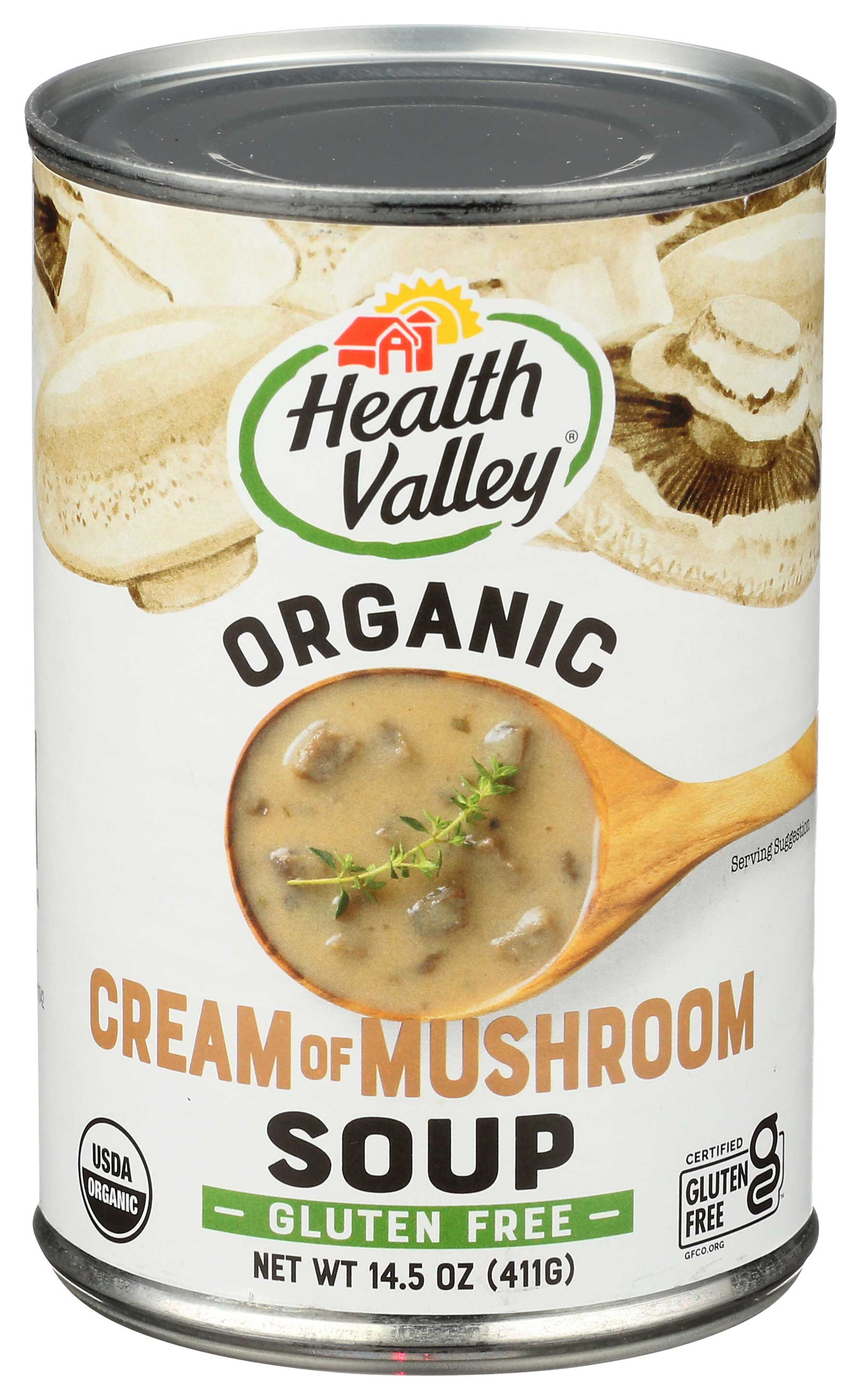 Health Valley Organic Cream Of Mushroom Soup Case | FoodServiceDirect