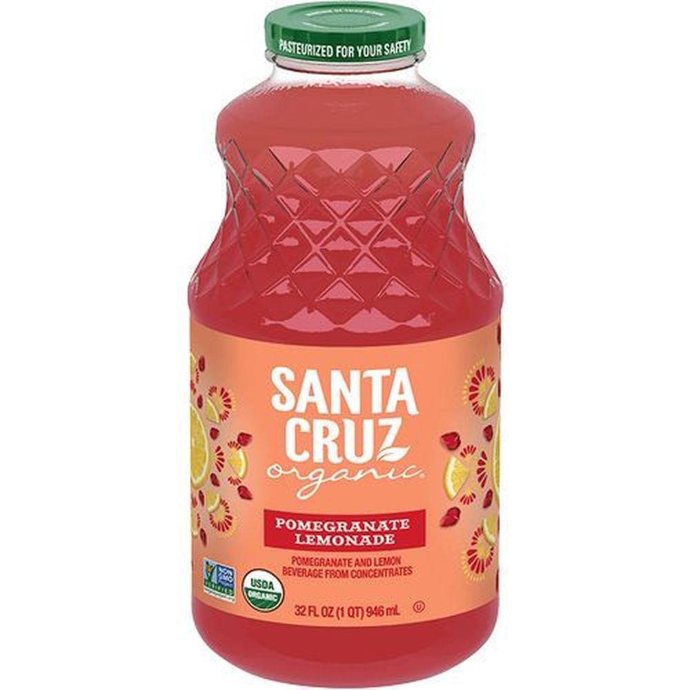 Santa Cruz Organic Pomegranate Lemonade, 32 Fluid Ounce -- 6 per case