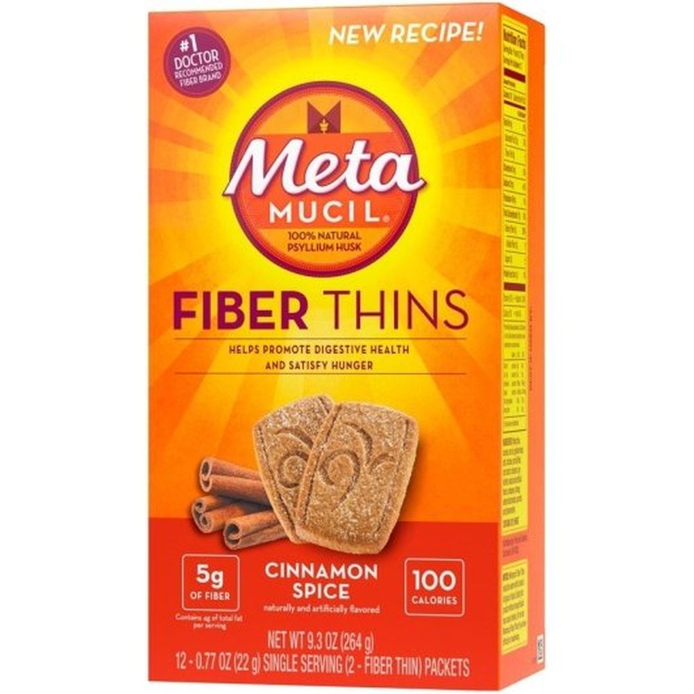 Metamucil Cinnamon Spice Fiber Wafers, 9.3 Ounce -- 4 per case